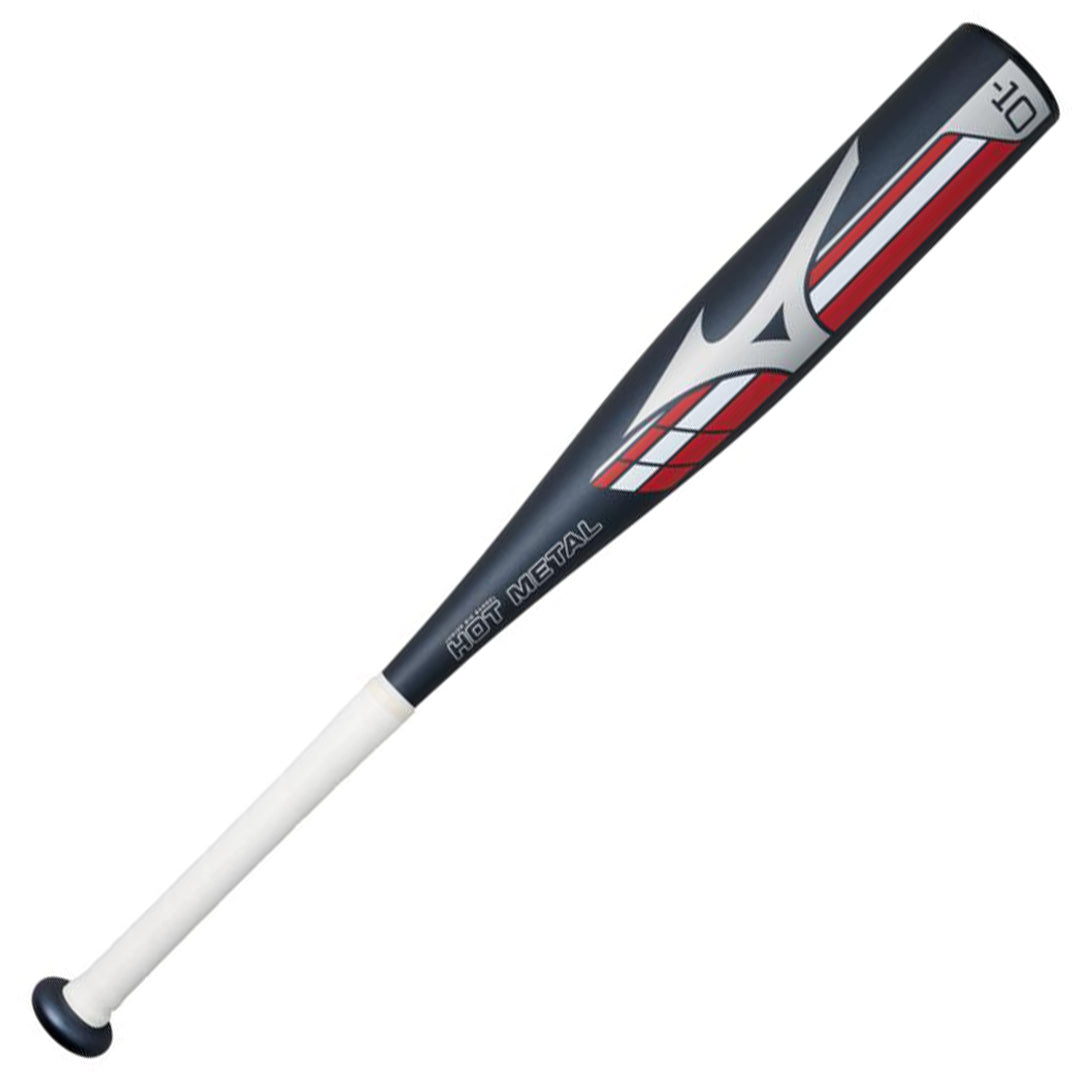 Mizuno Hot Metal Coach Pitch Junior Big Barrel -10 USSSA Baseball Bat ...