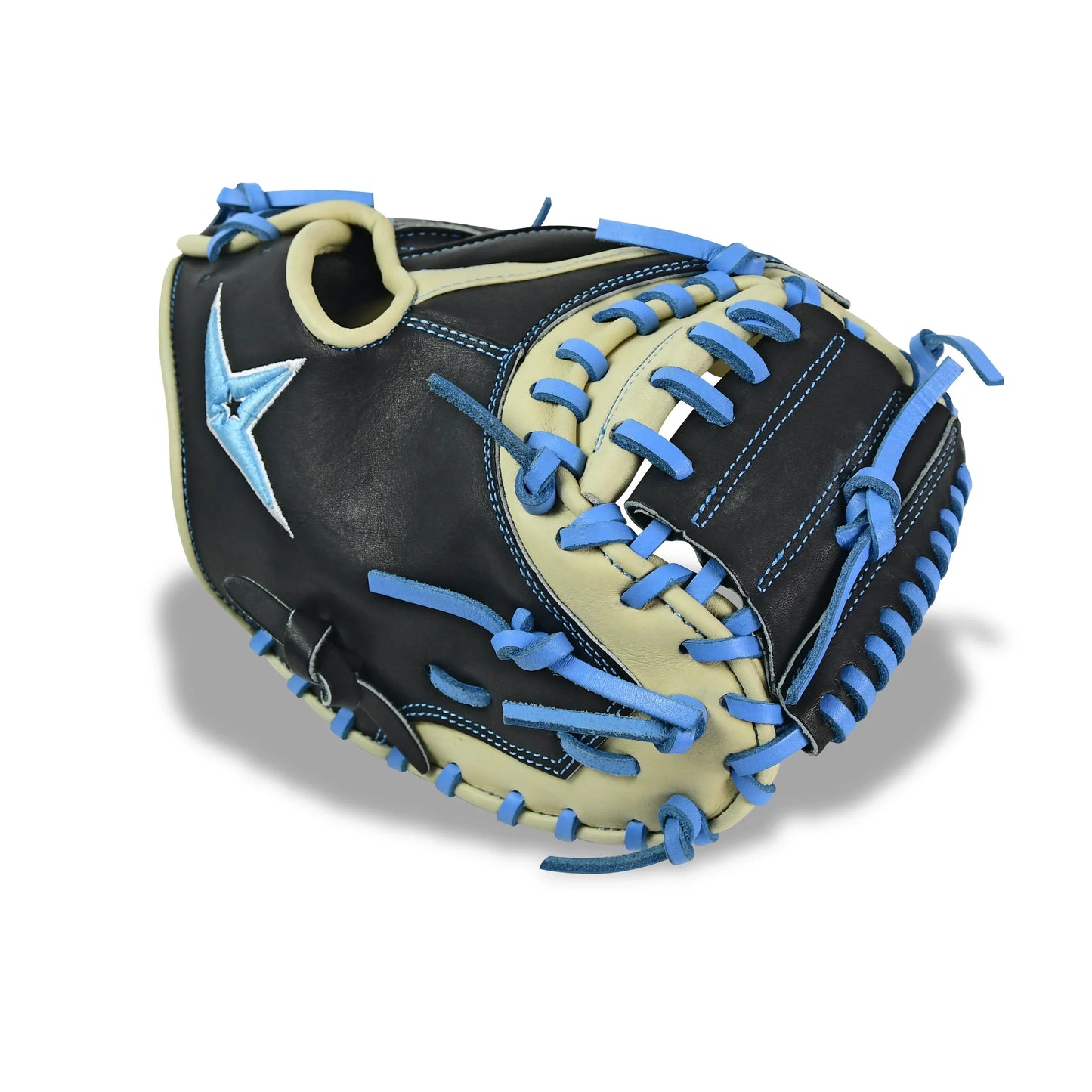All-Star S7-Elite Pro Travel Fit Catchers Mitt/Glove - Black/Tan/Sky B ...