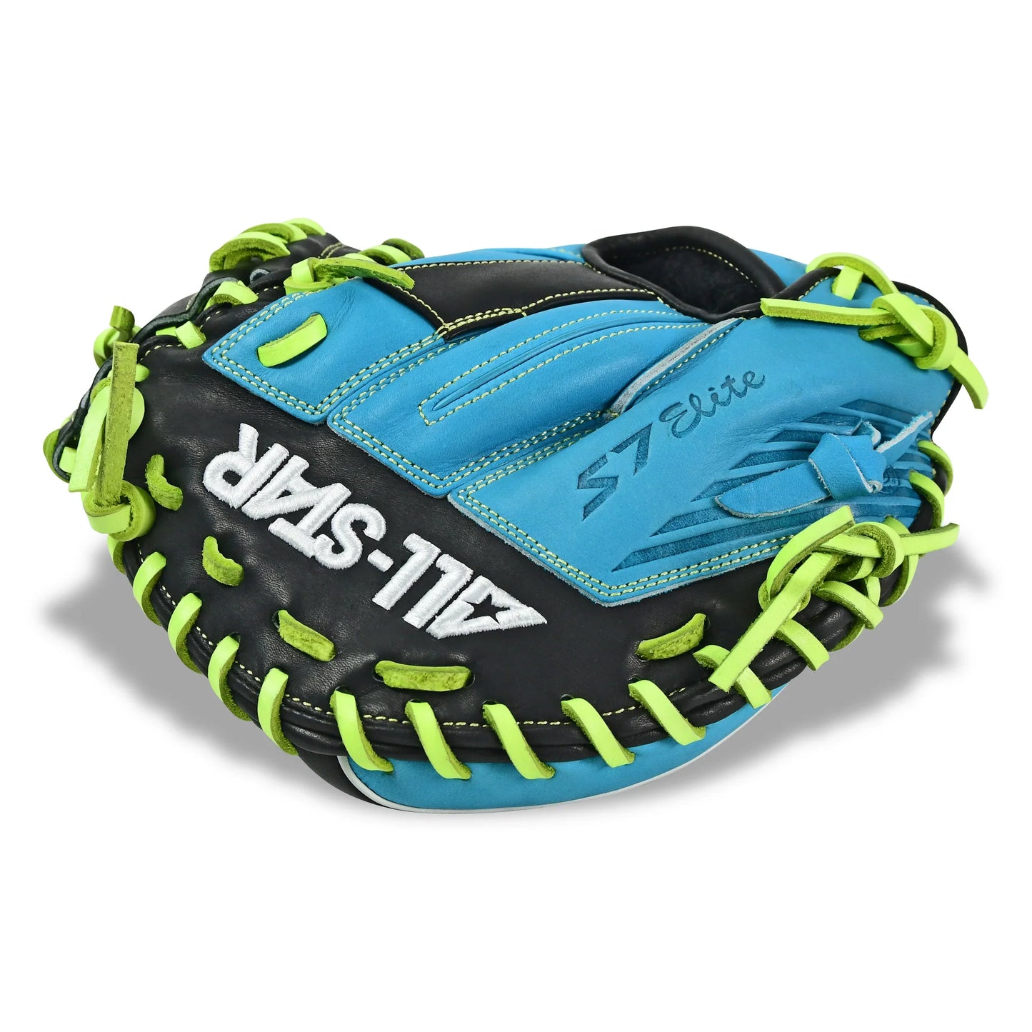 All-Star S7-Elite Pro Travel Fit Catchers Mitt/Glove - Sky Blue/Black ...